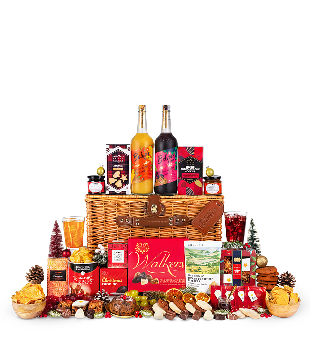 Traditional Christmas Gift Basket | Prestige Flowers