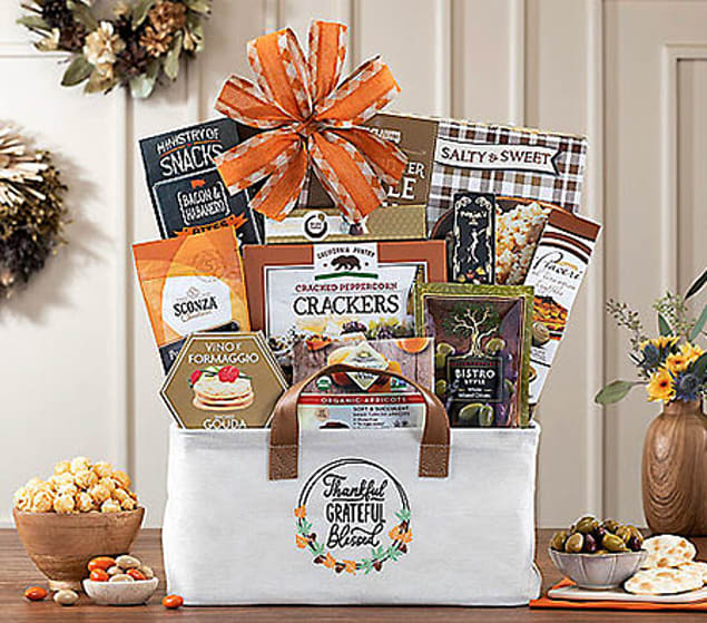 Thankful, Grateful, Gift Basket | Prestige Flowers