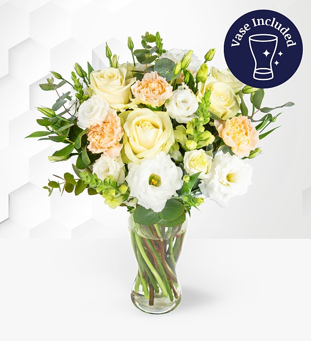 Ivory Harmony with Vase | Prestige Flowers